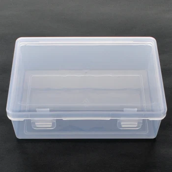 Rectangular Plastic Boxes Empty Storage Organizer Containers With ...