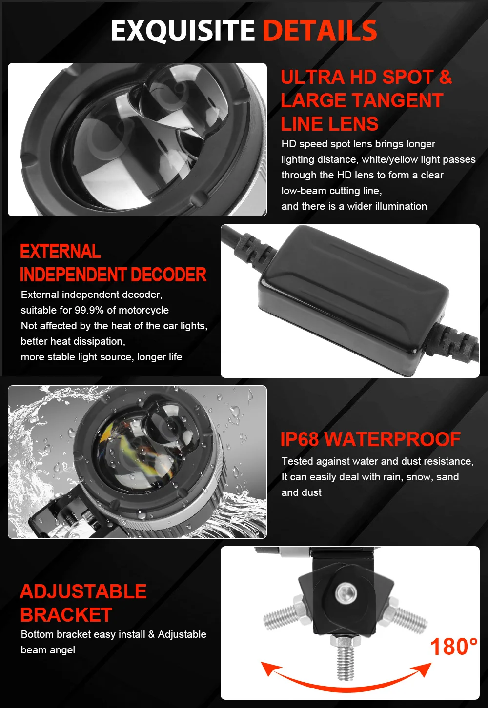 Wholesale Auto Lighting System - Auxiliary Fog Lights IP68