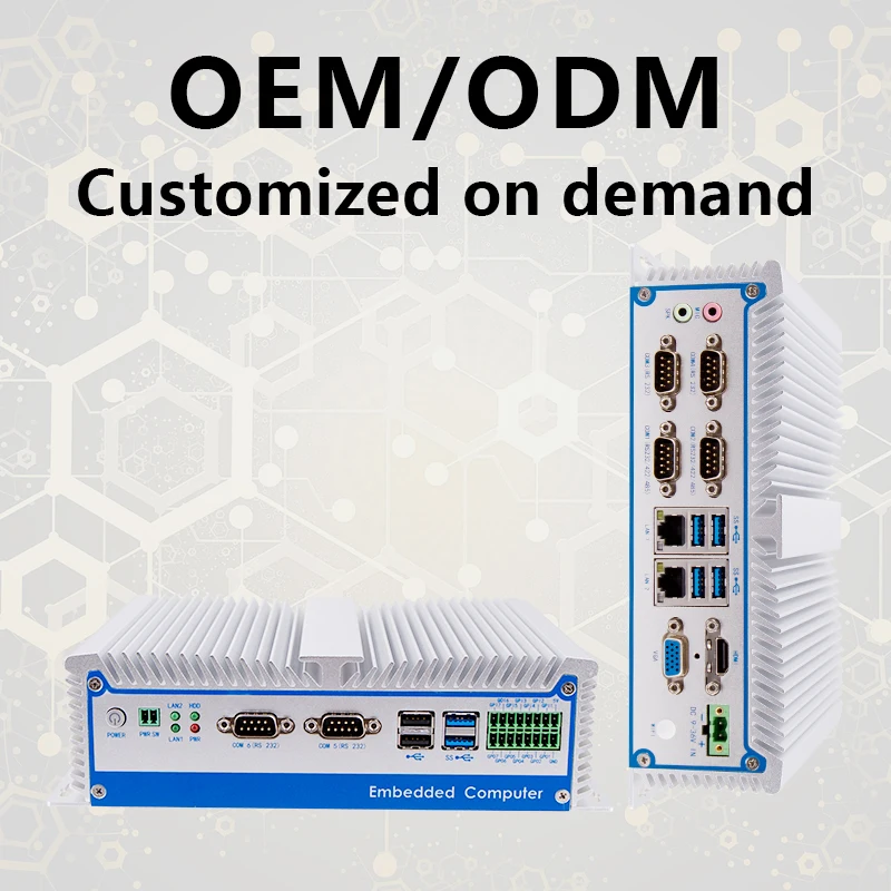 Industrial Embedded Fanless En50155 Mini Pc Box Dc 24v Led Driver ...