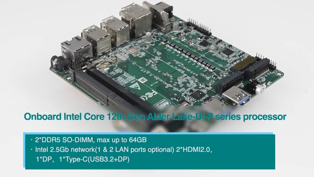 Zunsia Nano Motherboard With 12th 13th Gen Cpu And One 2.5gb Lan - Buy ...