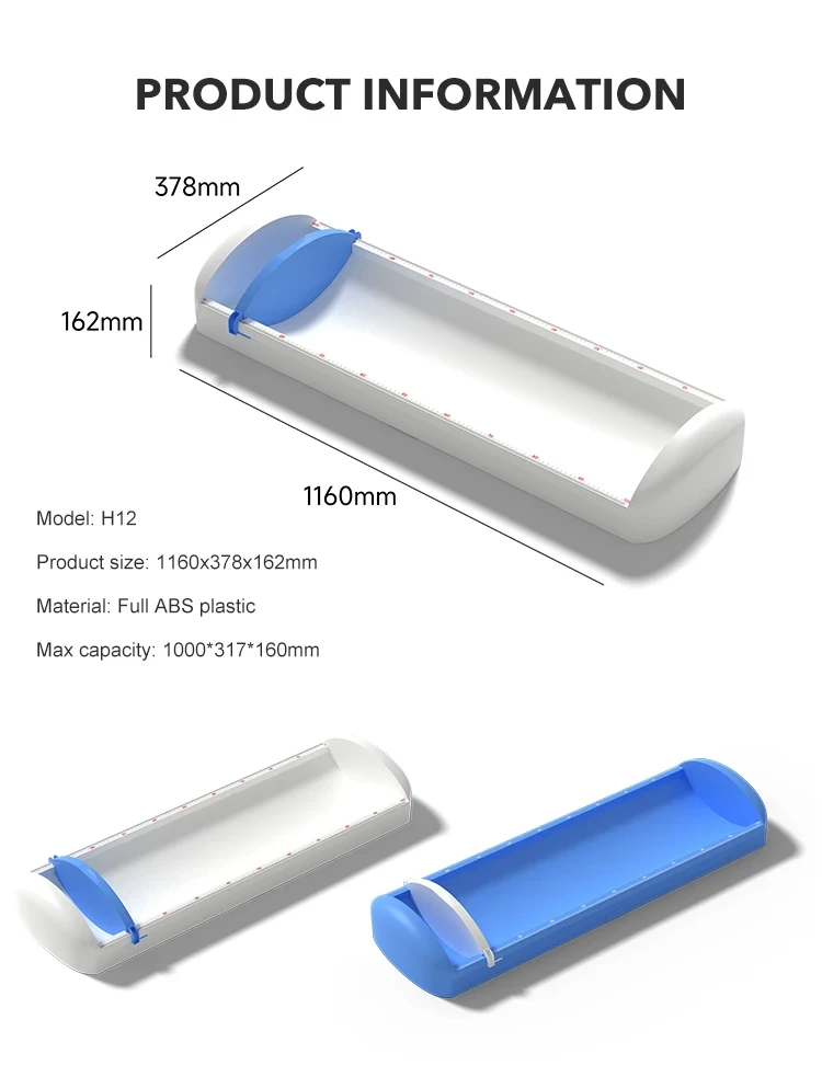 100cm Abs Infant Height Ruler Stature Measuring Instrument Infantometer ...