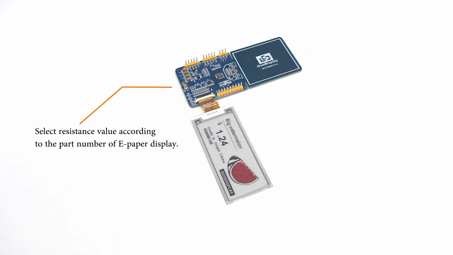 E Ink Display Spi Module Denfc-m01 Nfc Eink Display Board - Buy E Ink ...