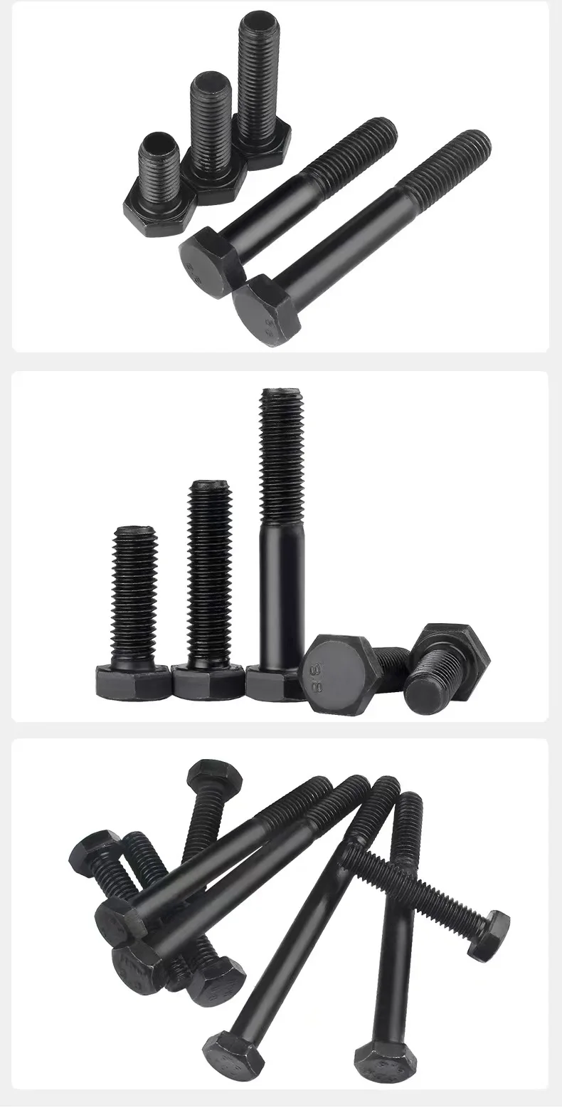 Customizable M6 M8 M10 High Strength Hex Bolts Full and Half Threaded ...