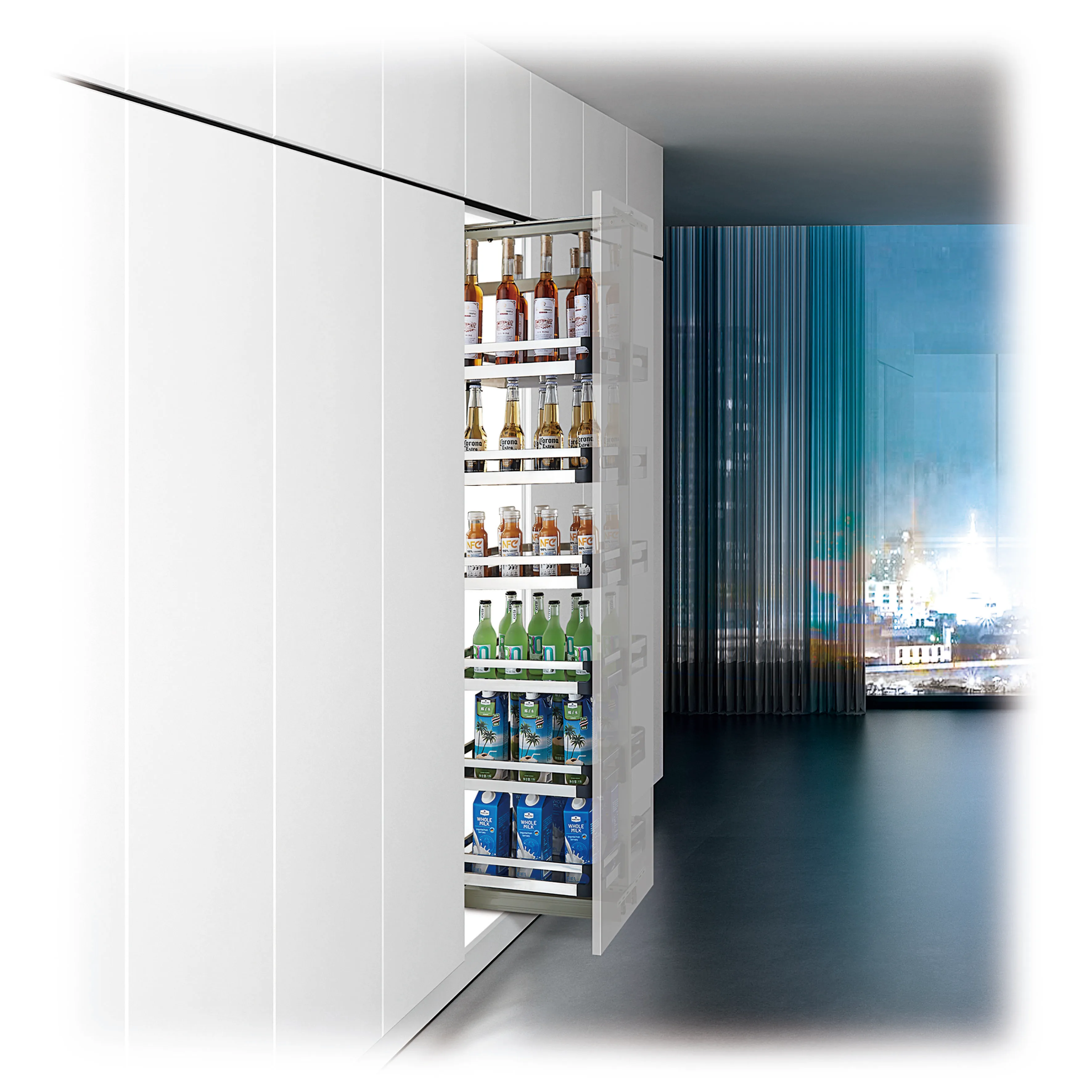2023 Revolving Tall Unit Pantry Unit Kitchen Storage Tall Unit Pull Out ...