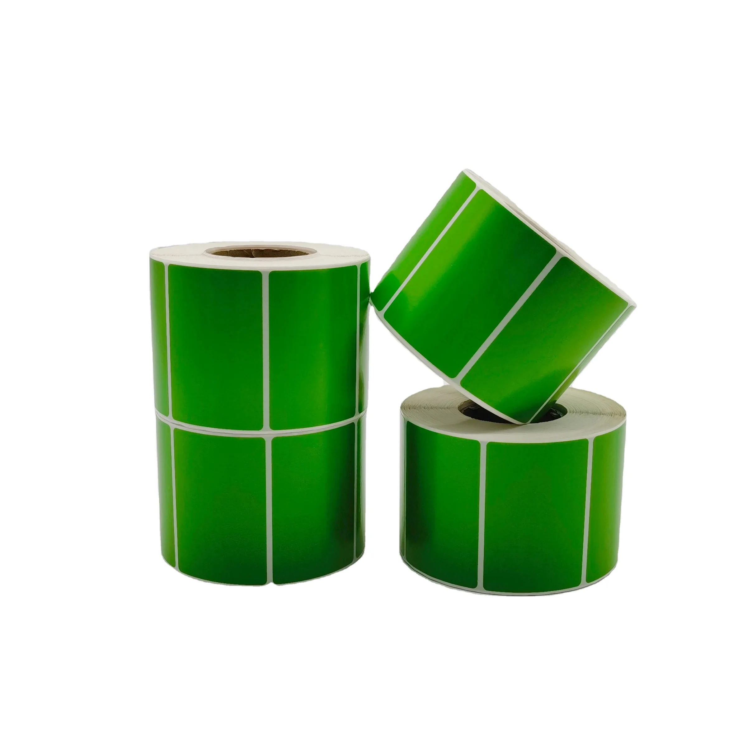Custom Green Color Printed Label 60mm*40mm Transfer Waybill Adhesive ...