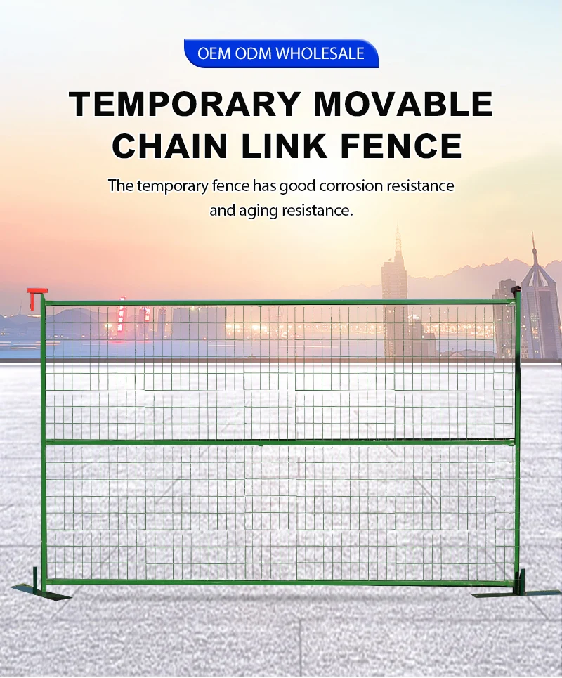 8x12 Feet Temporary Chain Link Fence Panels for Events