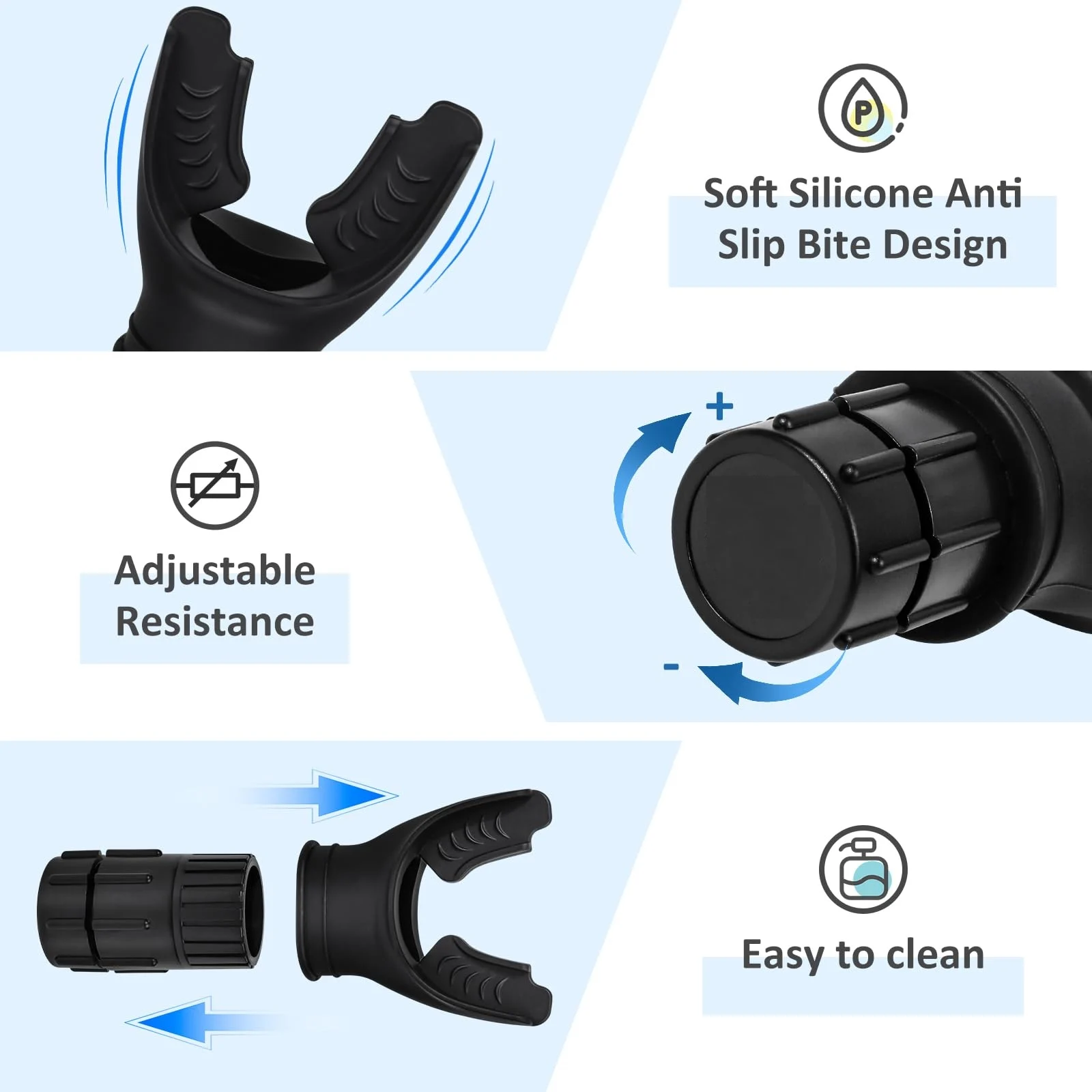 Breathing Exercise Equipment - Portable & Adjustable Resistance