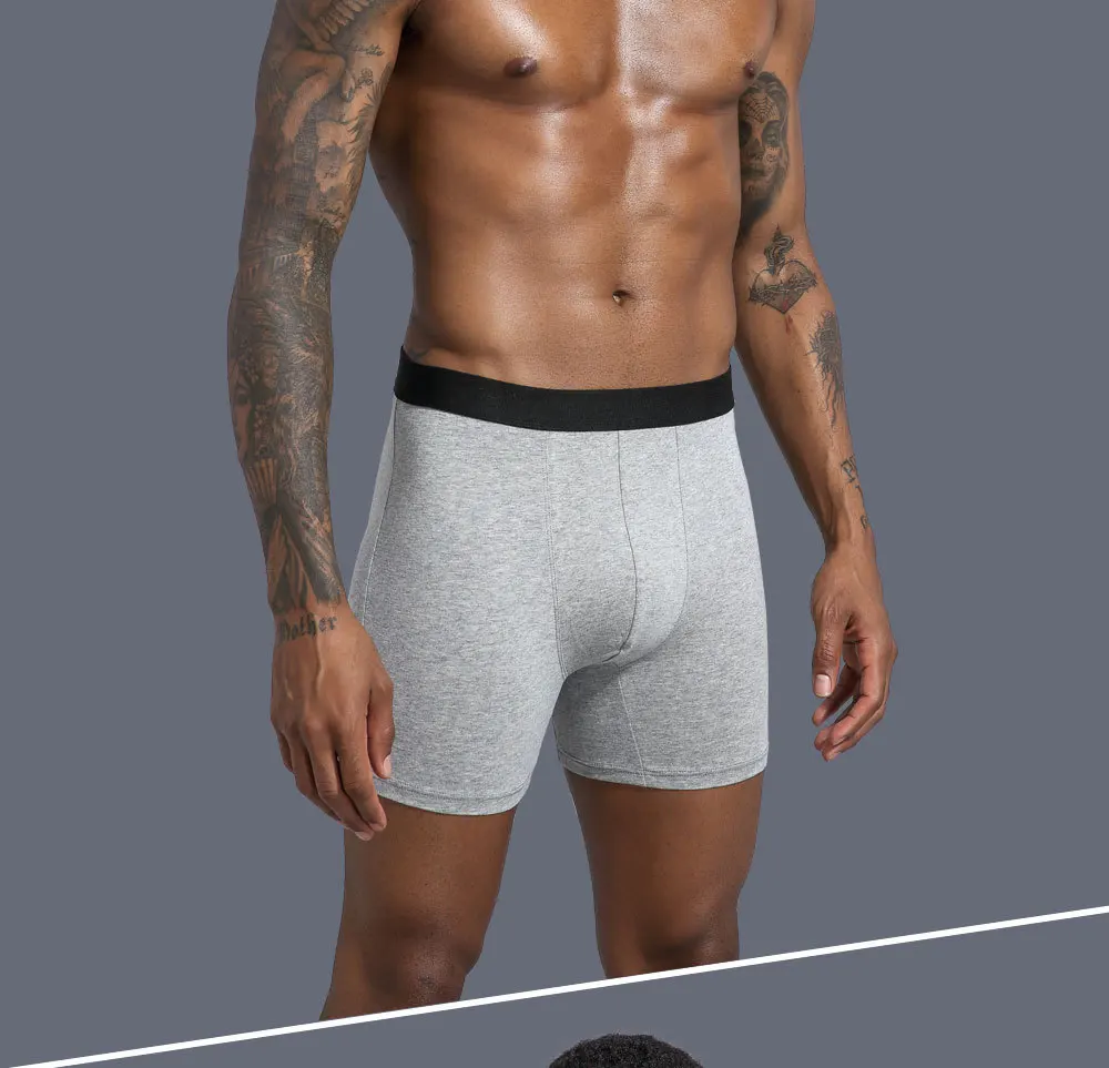 OEM High Quality Custom Boxer Design Men Underwear Breathable Cotton ...
