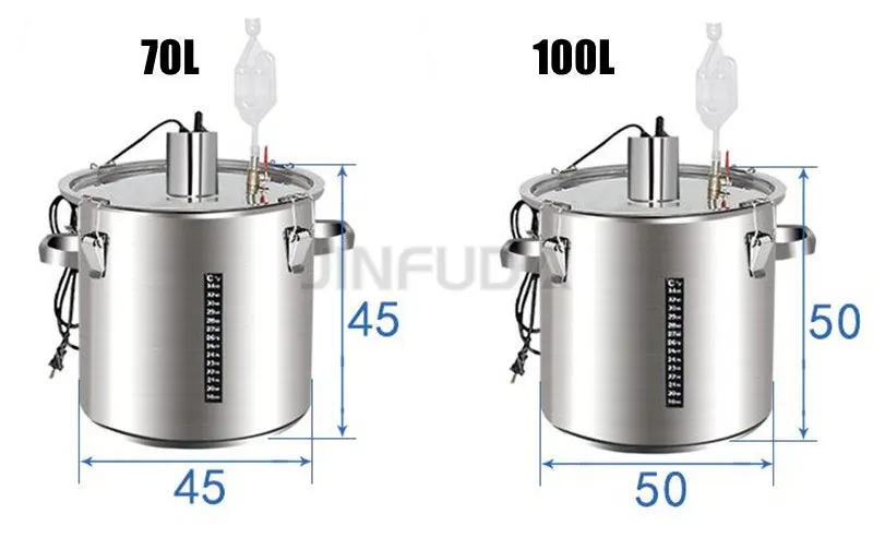 Alibaba.com: 100L conical fermentation tank with heater and cooling ...