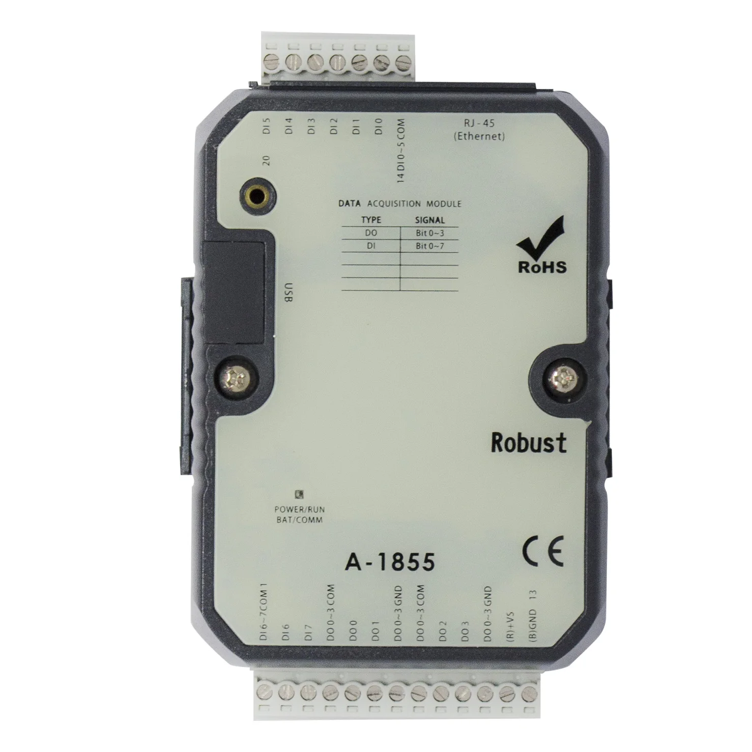 Ethernet Io Remote Module With 8di 4do Modbus Tcp A 1855 Buy Ethernet Io Product On