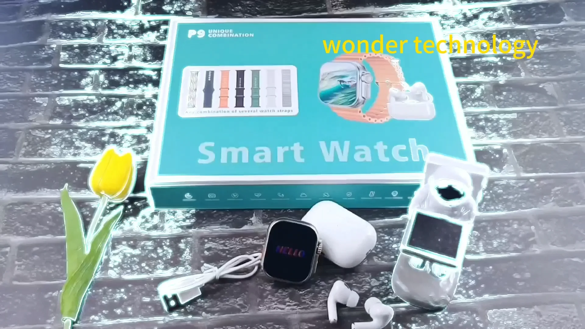 2023 Latest 10 In 1 P9 Unique Combination With 7 Strap With Steel Strap ...