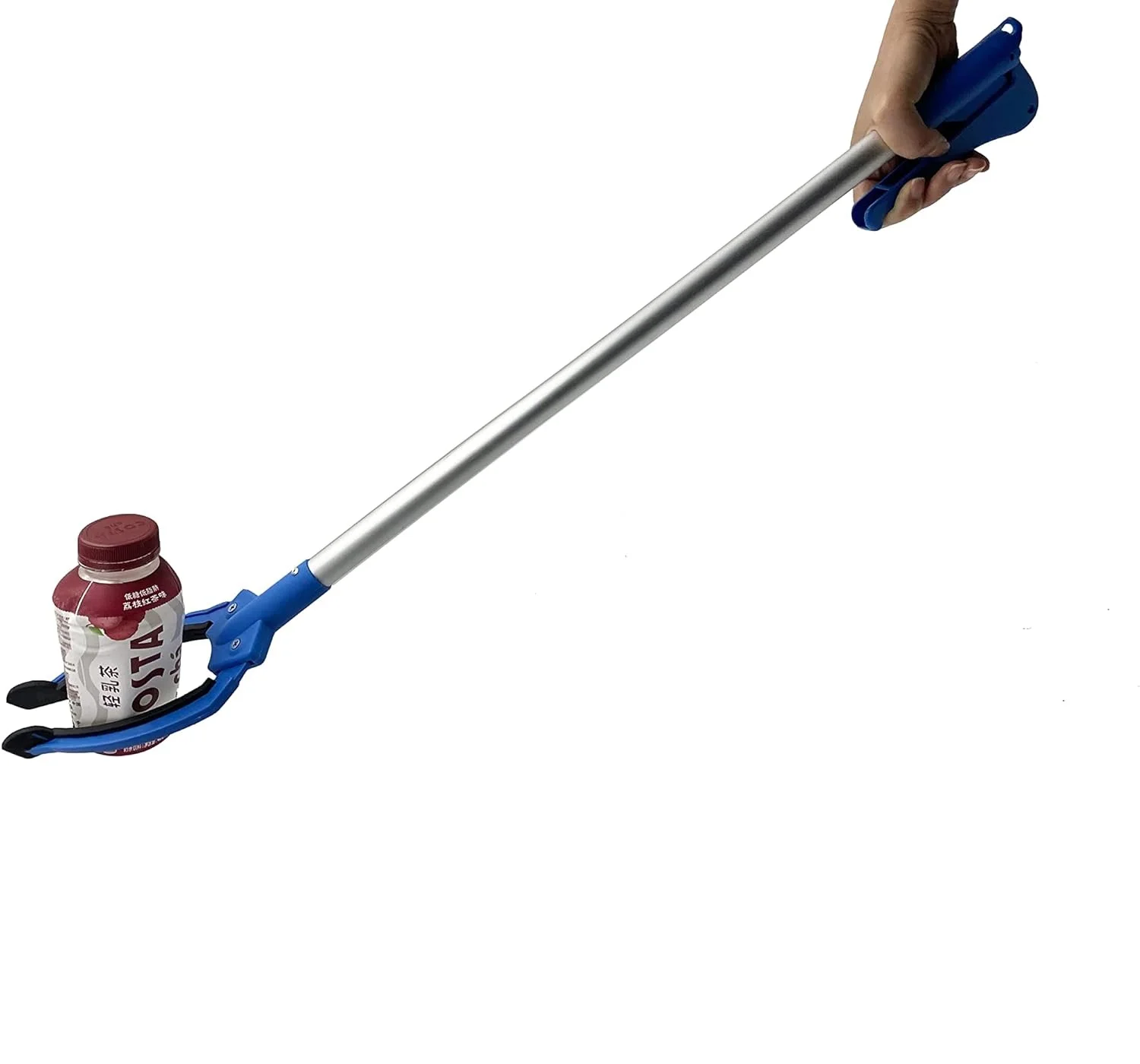 Efficient Trash Pick up with Reacher Grabber Tool
