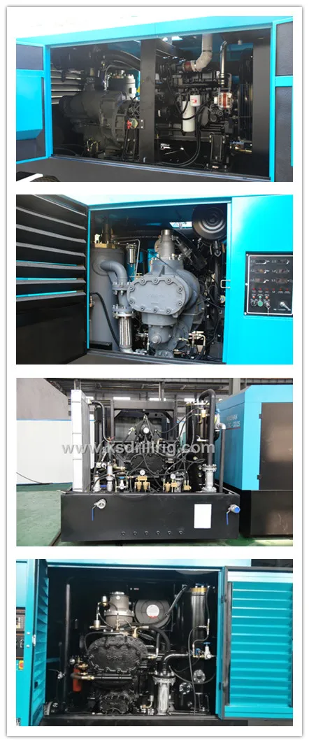 750CFM Diesel Rock Drilling Compressor - Portable & Efficient