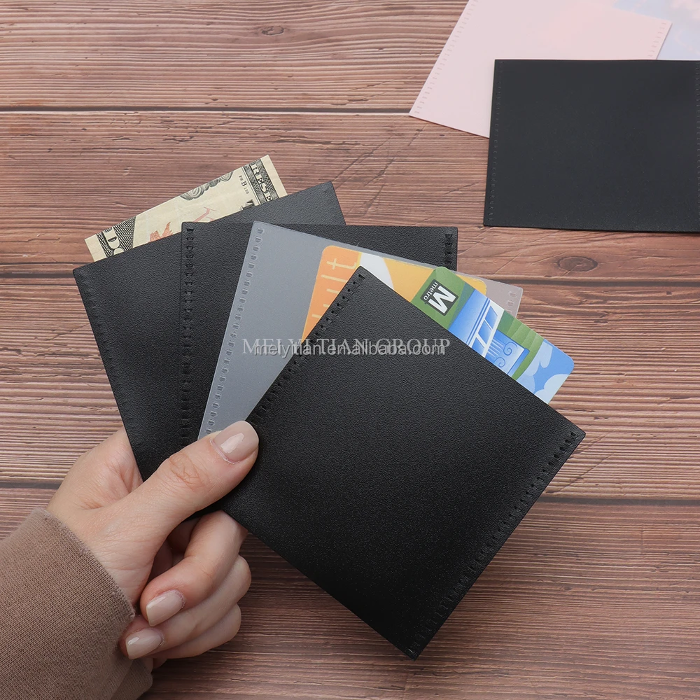 3.5x3.5 Inch Pink PP Cash Envelope - Zipless Money Storage