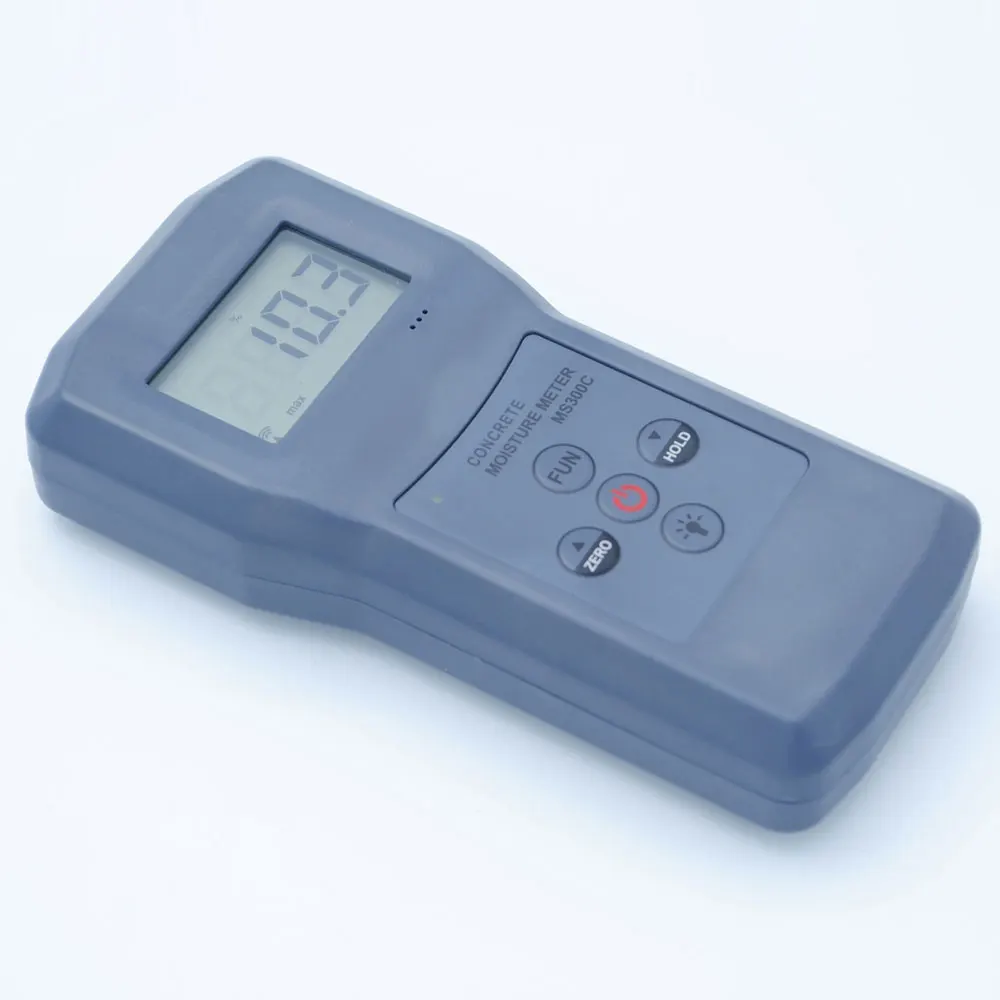 MS300C Portable Concrete Moisture Meter - 0-70% Hygrometer