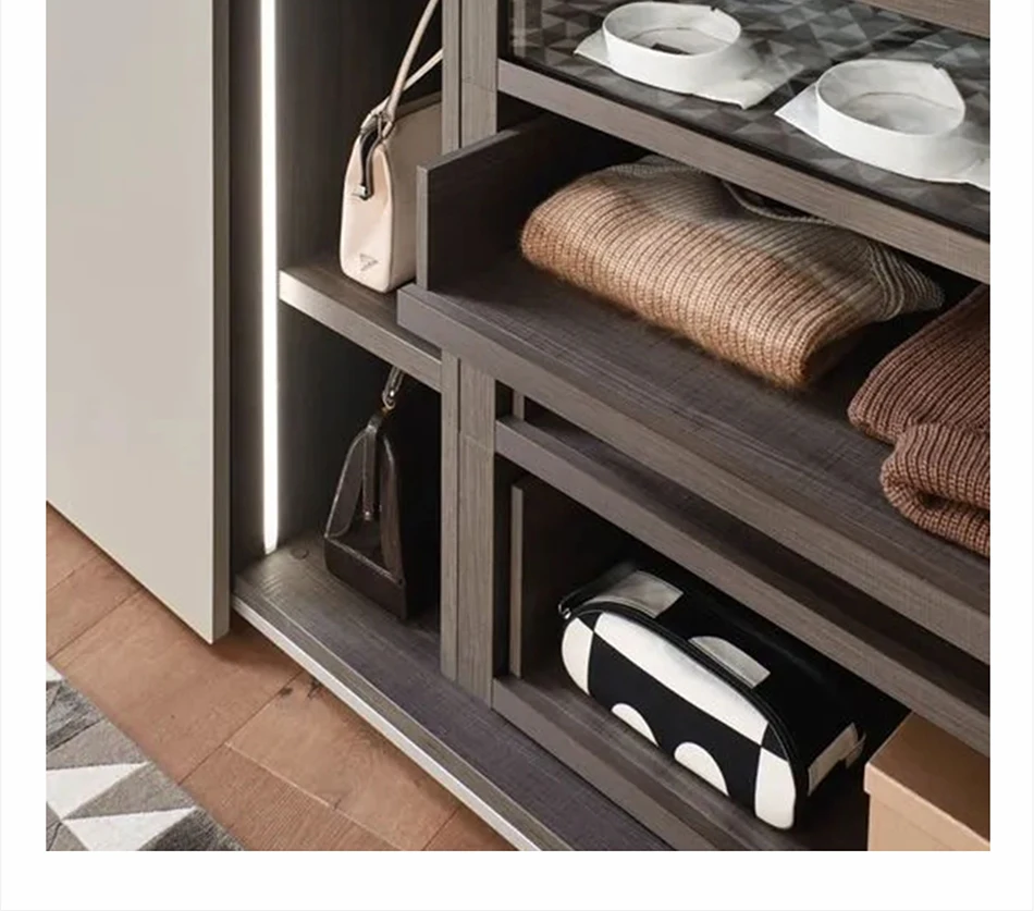 Custom Wooden Bedroom Furniture Dressing Cabinet Dress Armoire With ...