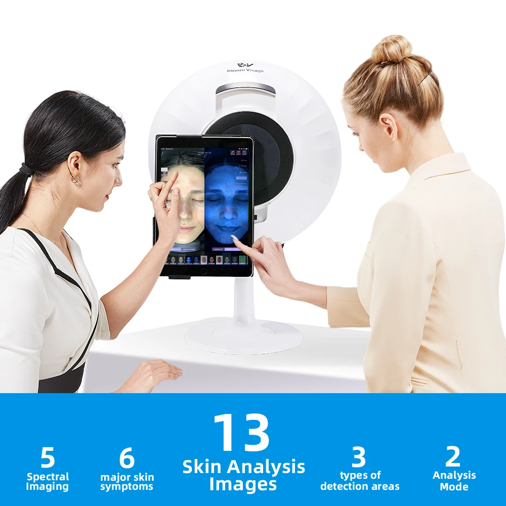 Professional 3D Hair and Facial Skin Analysis Diagnostic Machine with ...