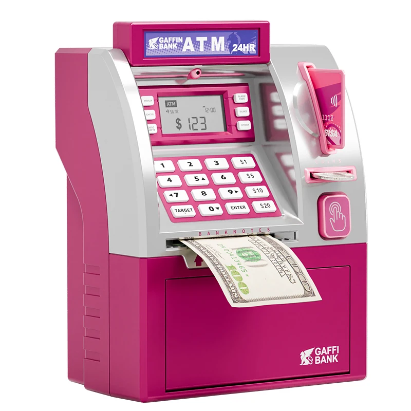 High Quality Electric Simulation Kids Mini Banking Atm Machine Toys ...