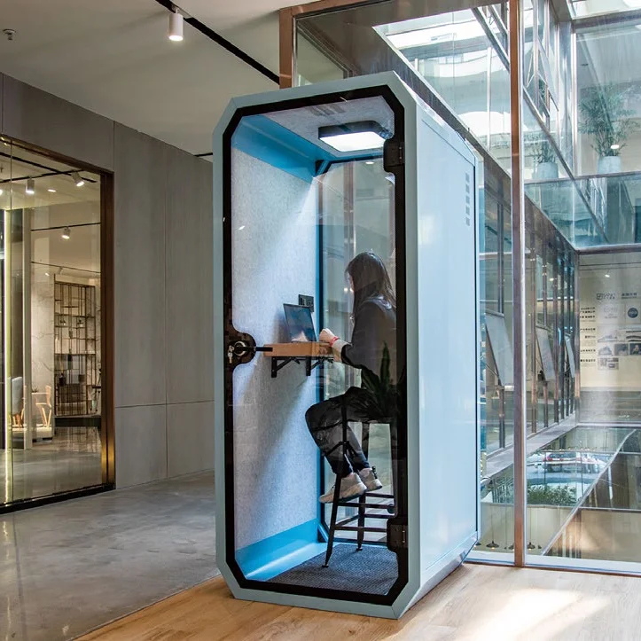 Container Work Pods Mobile Soundproof Boothes Single Person Acoustic ...