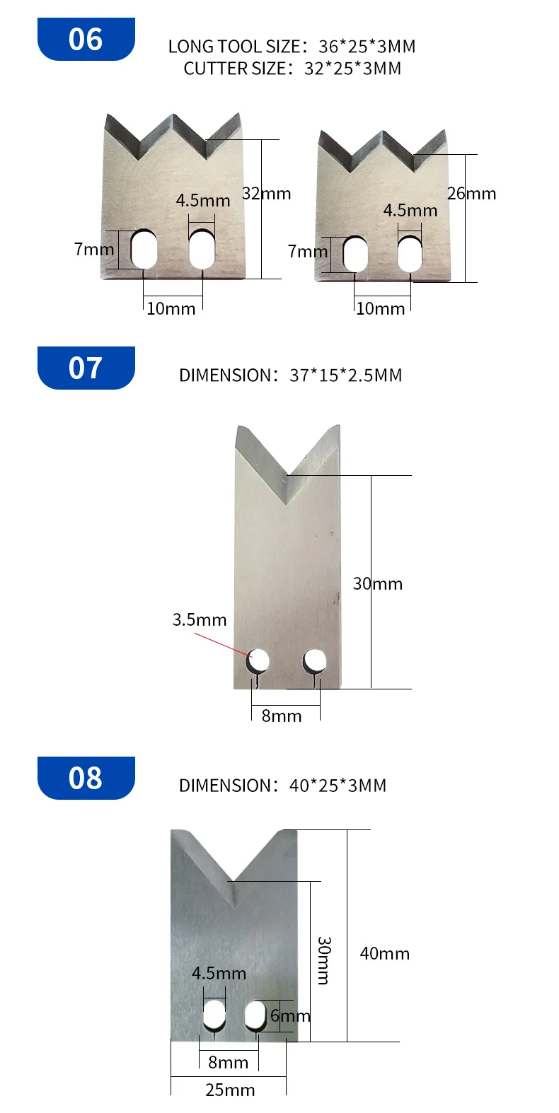 Customized Precision Blade Wires Stripping Blades Stripper Knife ...