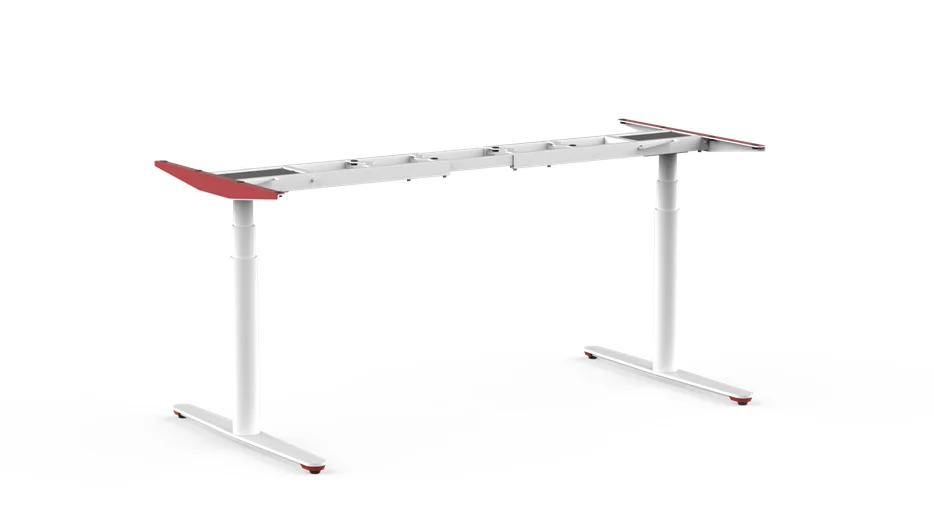 ZGO Modern Convertible Dual Motor Ergonomic Steel Table Lift Leg Sit-to ...