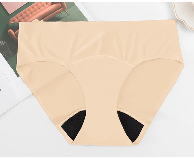 2022 Women's Seamless Reusable 4 Layer Absorption Anti-microbial ...