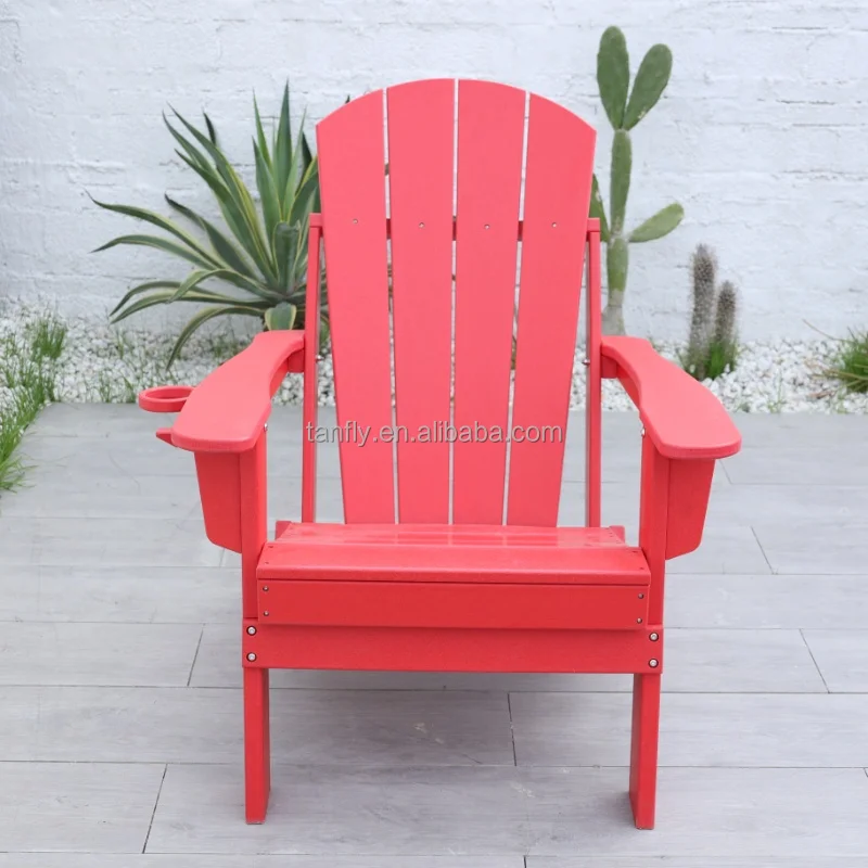 Patio Garden HDPE Chair - Durable Adirondack Outdoor Furniture