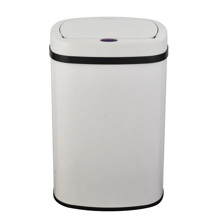 High Quality 50L Intelligent Automatic Touch Free Oval Shape Dustbin ...