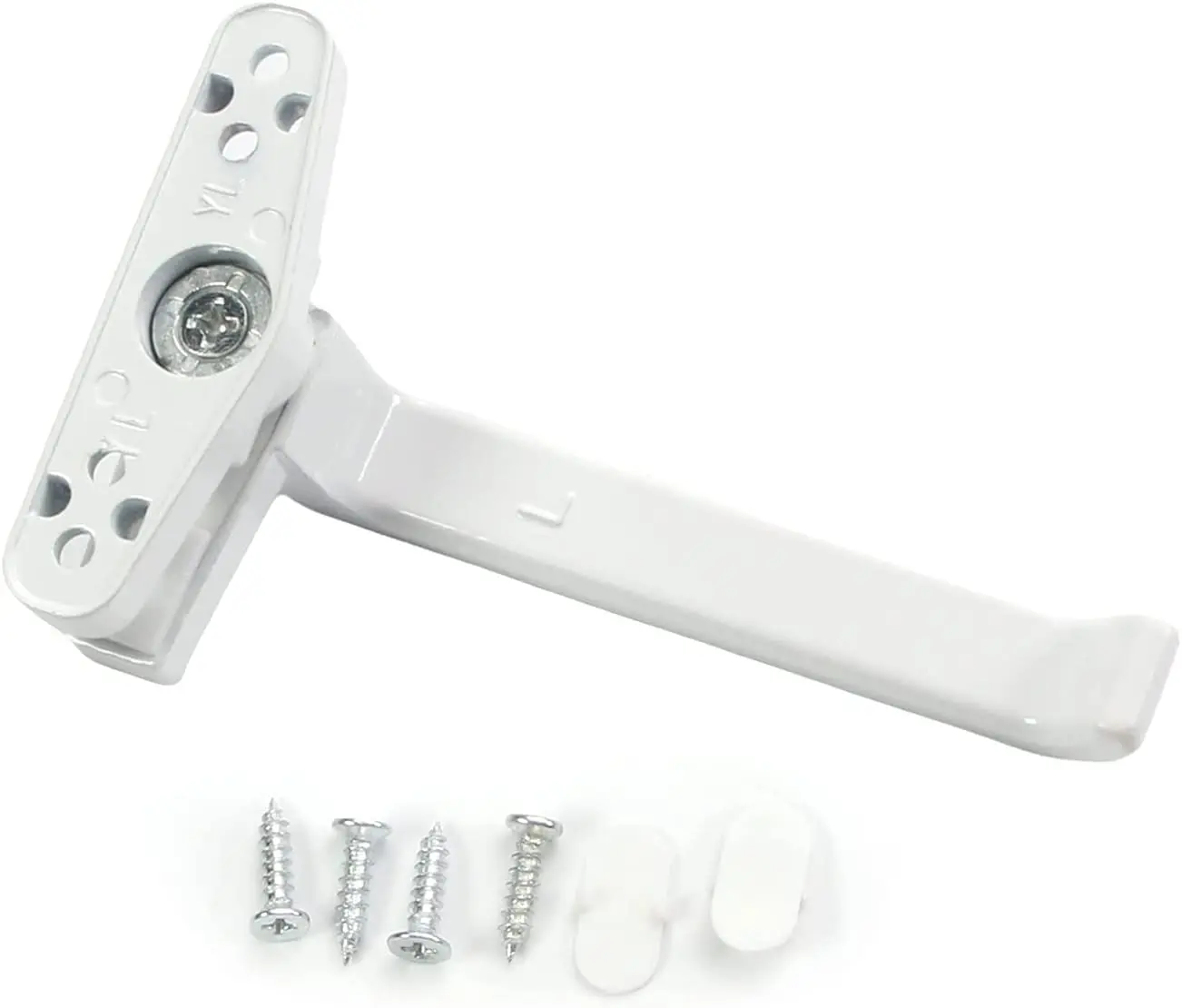 White Zinc Alloy double hung windows Sash UPVC window Latch Handle ...