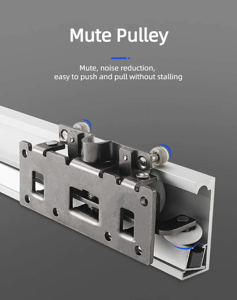 Magic Sliding Door System with Hidden Track & Low Noise Rollers - OEM