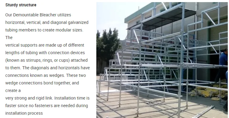 ACT Group Portable Outdoor Football Stand - Grandstand Seating