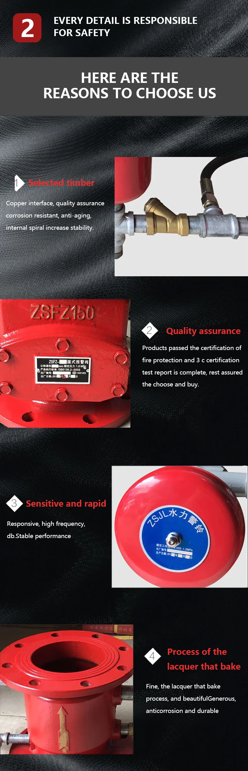 Fire Fighting Sprinkler System Flange Type Wet Fire Alarm Check Valve| Alibaba.com