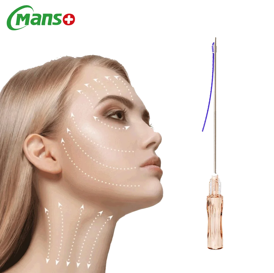 Pdo Thread Lift Mesh Line 19g Mono L Canula Needle Plla Hilos Pdo Face ...