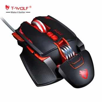 T-wolf V9 Custom Gaming Mouse Rgb Backlight Breathing Light Macro ...