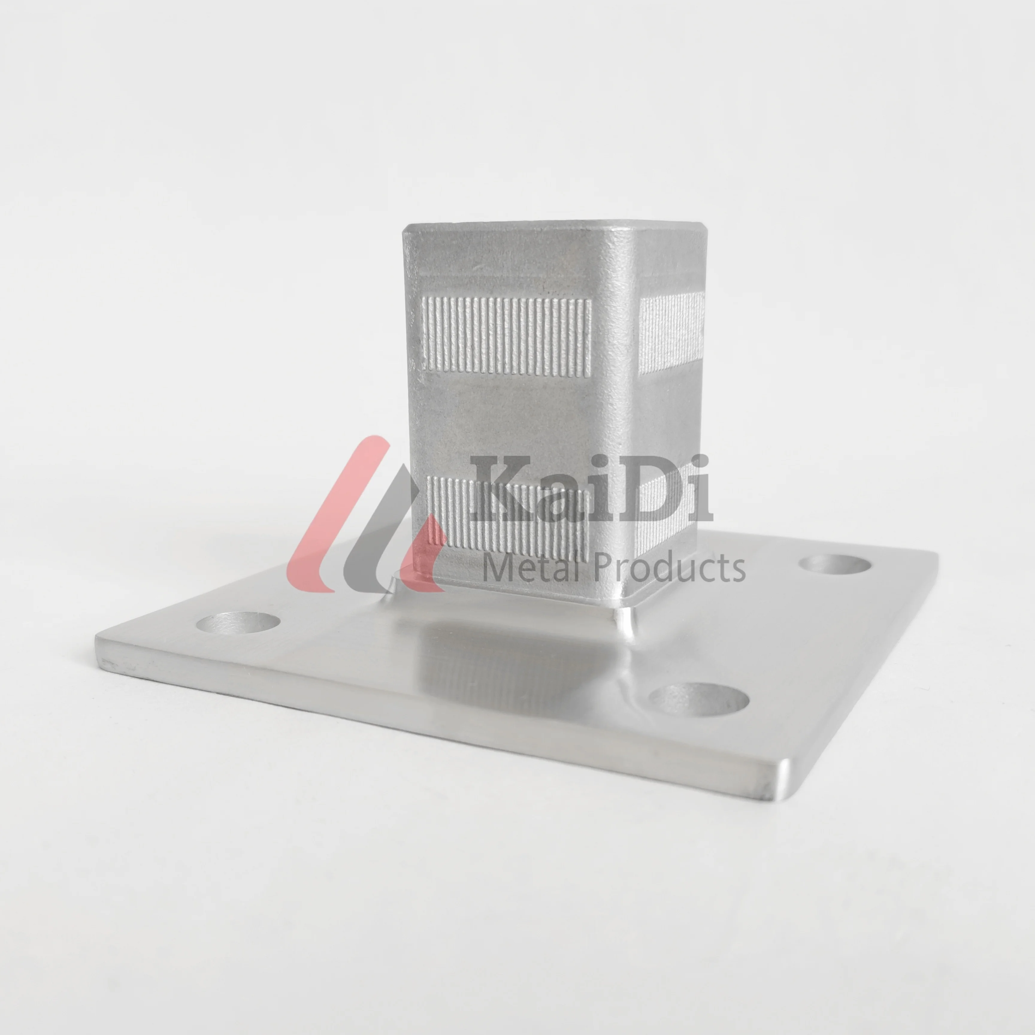 Handrail Stair Square Base Flange for Pipe Railings