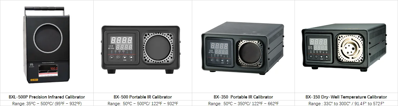 CEM BX-350 Portable Infrared Temperature Calibrator 350C