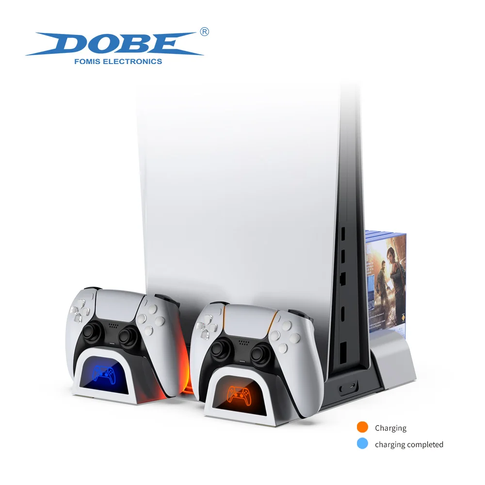 Multi-Function Cooling Fan Charging Dock for PS5 | Vertical Stand ...