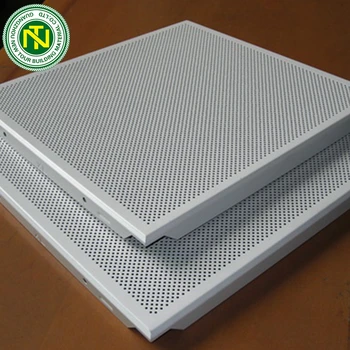 Ceiling Tiles Ceiling Fire Rated Metal Perforated Aluminum Square ...