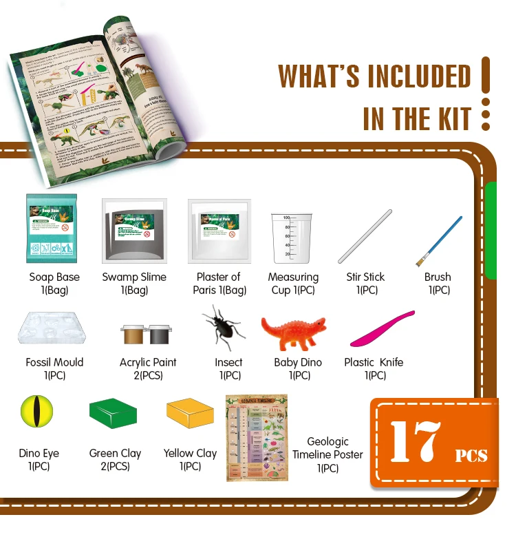 Science Experiment Lab School Kids Diy Exploring Prehistoric Life ...