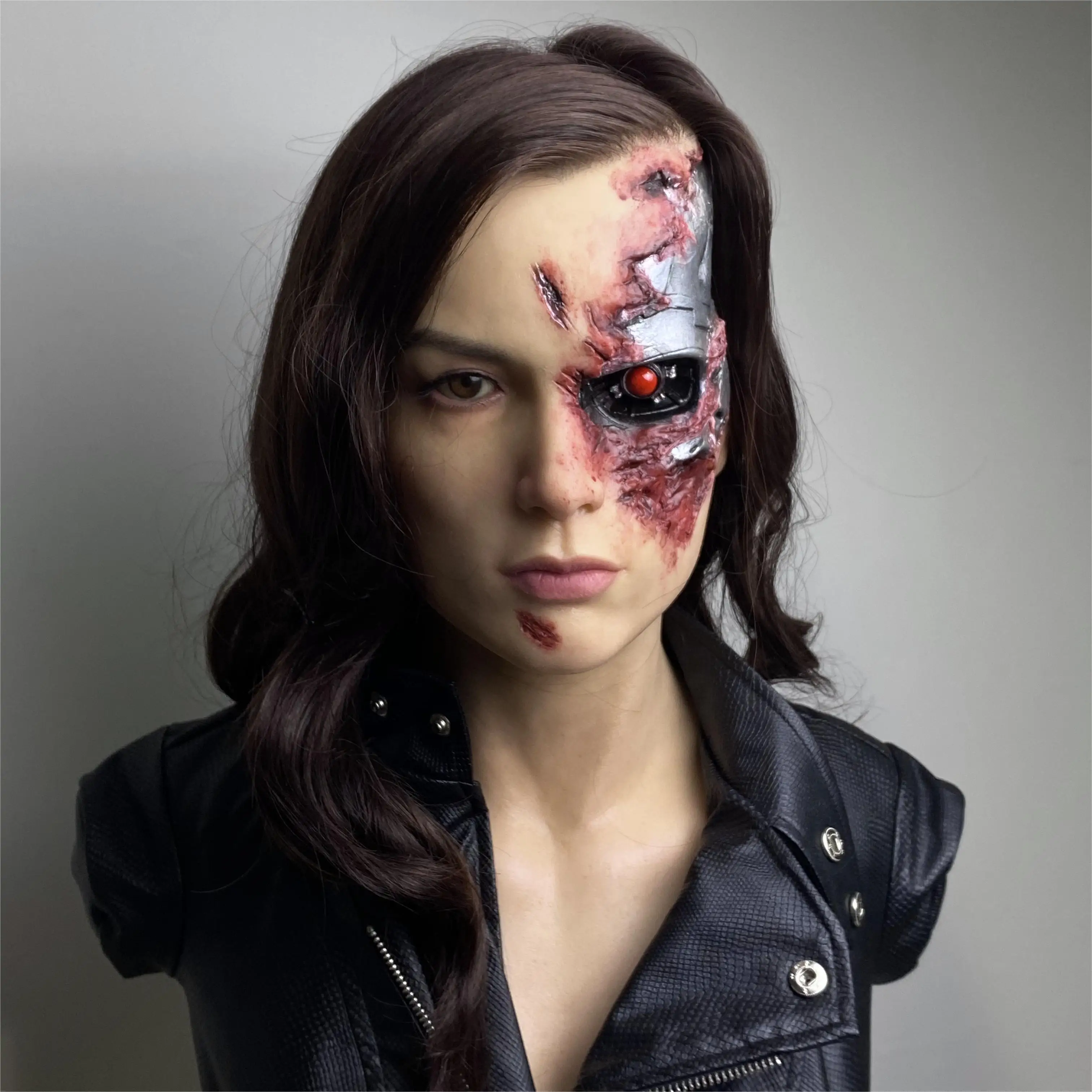 2022 New Life Size Bust Statue - Realistic Silicone Wax Figure