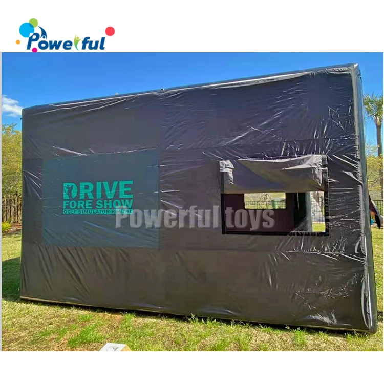 Inflatable Golf Simulator Tent - Waterproof Inflatable Tent with ...