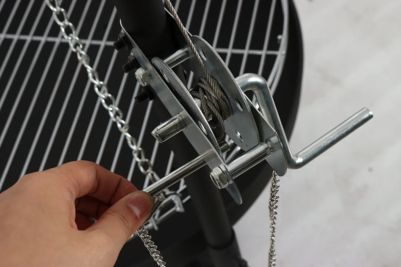 F15 Steel Wire Rope Height-adjustable Indoor And Outdoor Fire Pit Two ...