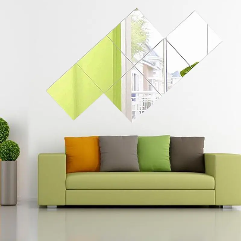 Acrylic Mirror Full Body Dressing Mirror Sticker,Bathroom Bedroom Floor ...