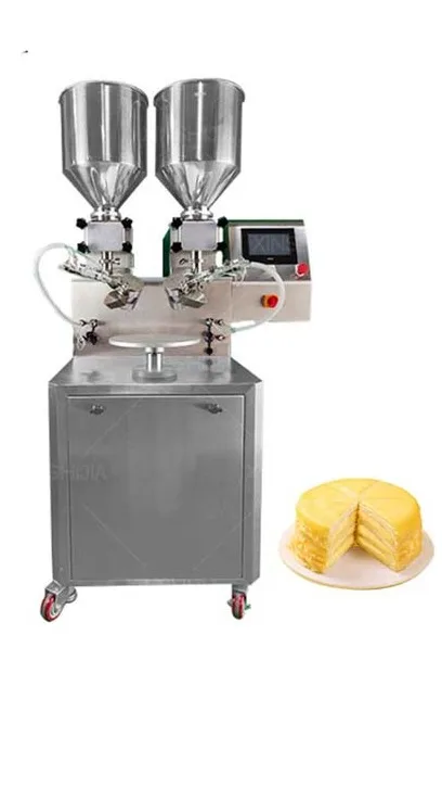Automatic Durian Mille Crepe Layer Cake Cream Jam Butter Spreading ...