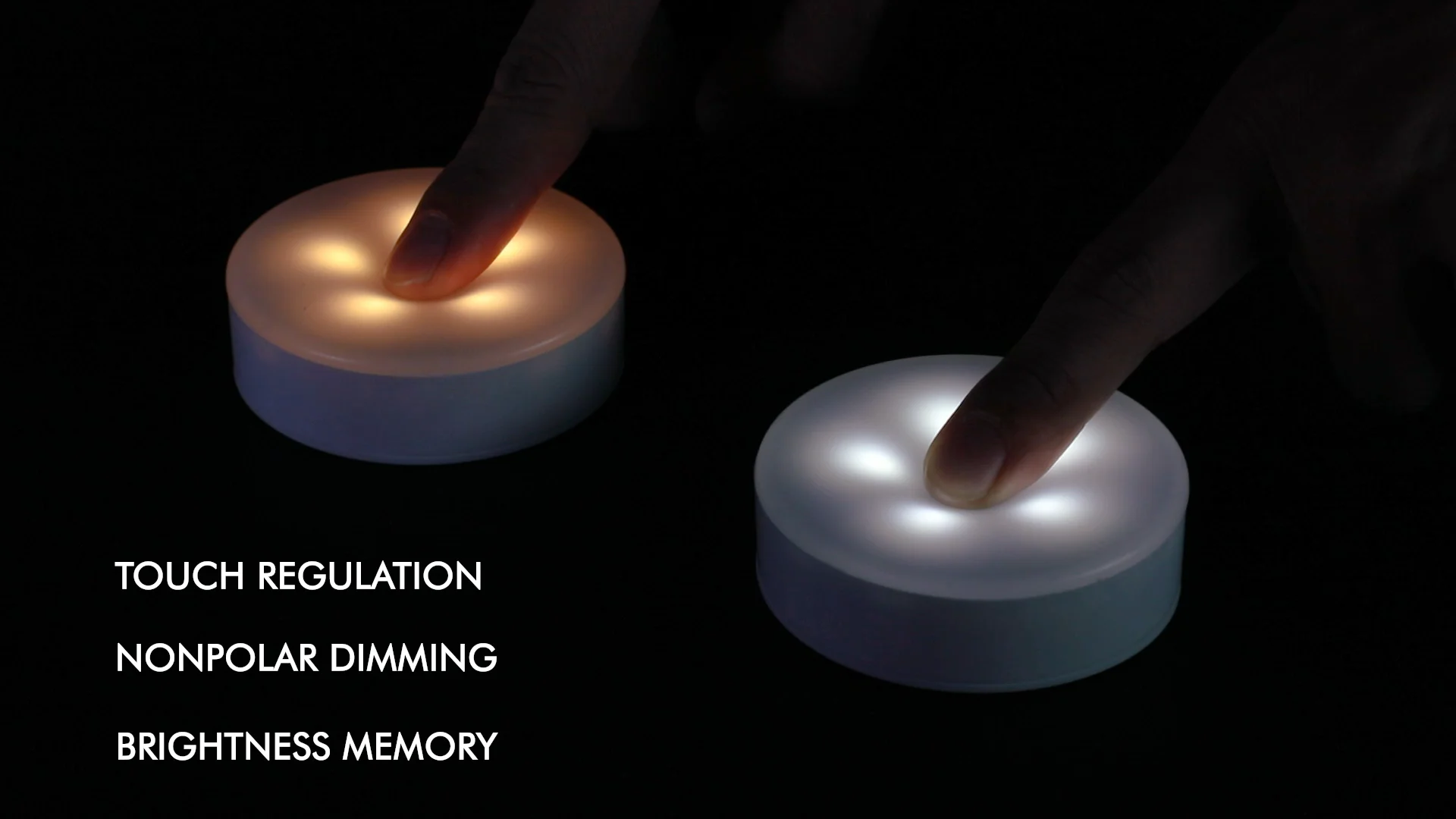 3a Battery Modern Wall Square Home Saving Small Night Touch Light - Buy ...