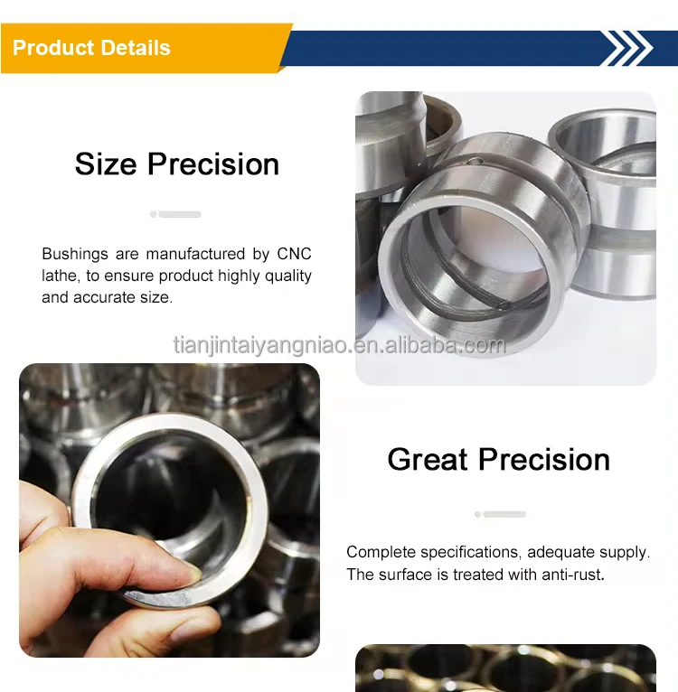 Durable Excavator Bucket Bushings - Customized Steel