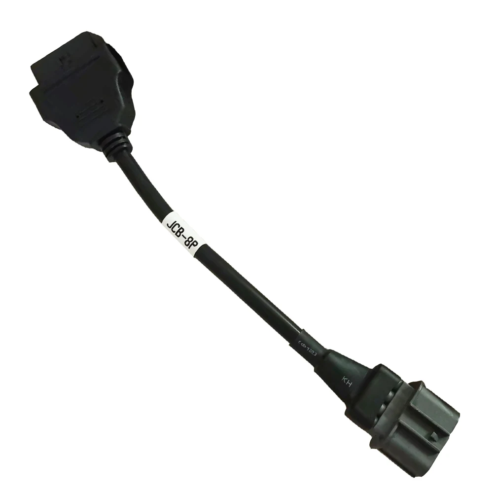 Jcb 8 Pin Adapter Connector For Diagnostic Scanners Fcar F7sg F7s ...