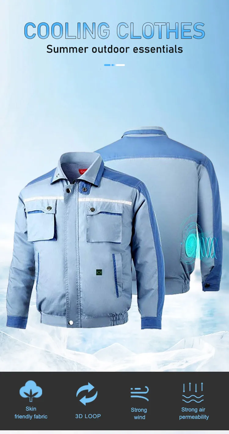 Ragioe Wholesale Outdoor Worker Sun Protection Cooling Jacket With ...