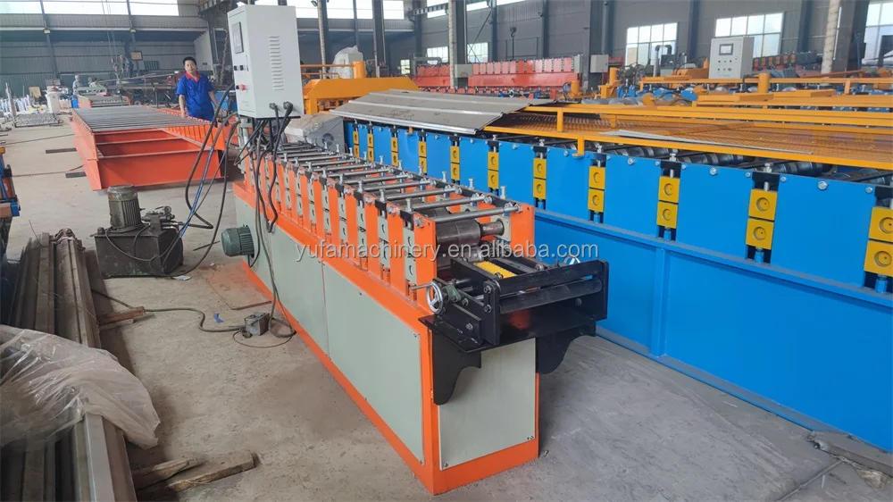 New Steel Palisade Garden Fence Roll Forming Machine Automatic PLC ...