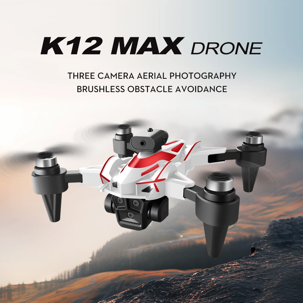 2024 New K12 Max Drone Flow Positioning Brushless Motot Folding 4k ...